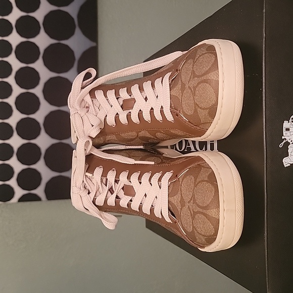 Coach | Shoes | Coach High Top Tennis Shoes | Poshmark